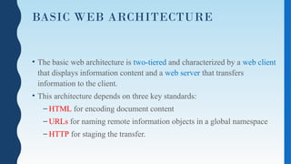 HTML Basics, Web Development Part-1 .pptx | Web Design and HTML | Internet