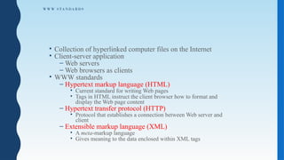 HTML Basics, Web Development Part-1 .pptx | Web Design and HTML | Internet