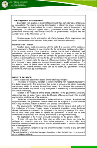 Lecture 1 income taxation (1) | DOCX