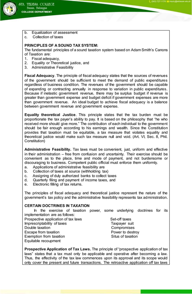 Lecture 1 income taxation (1) | DOCX