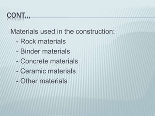 Inoduction To Construction Materials | PPT