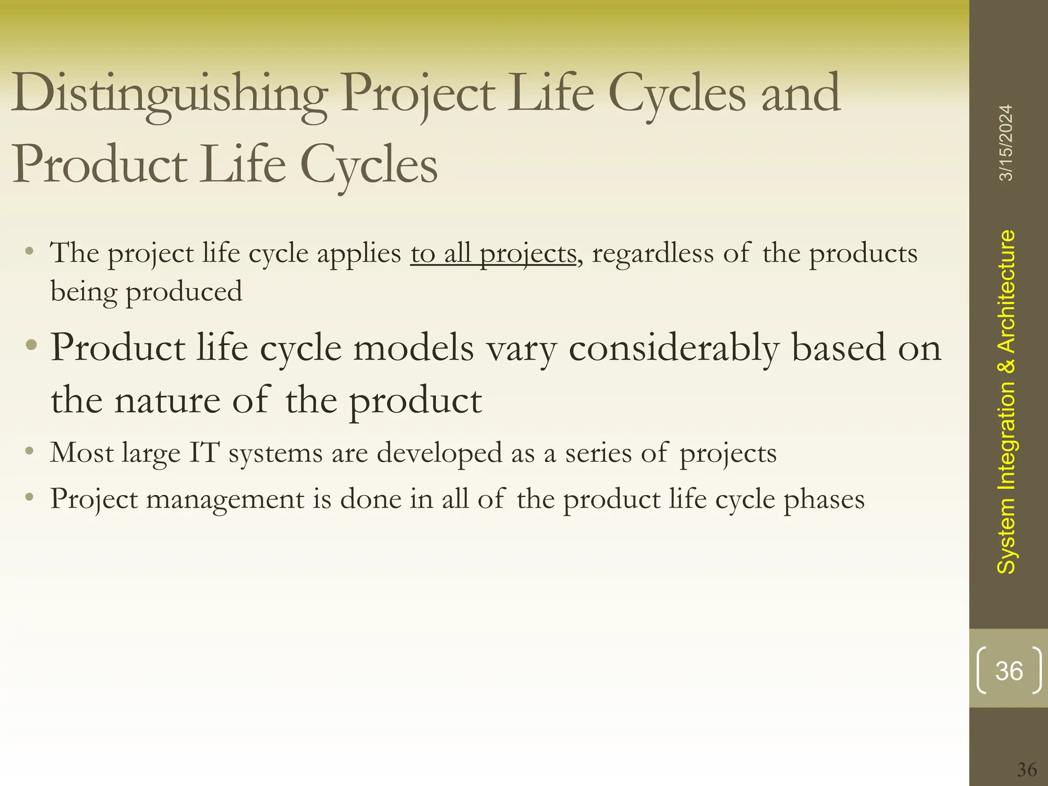 Lecture 1_System Integration & Architecture | PPT | Operating Systems ...