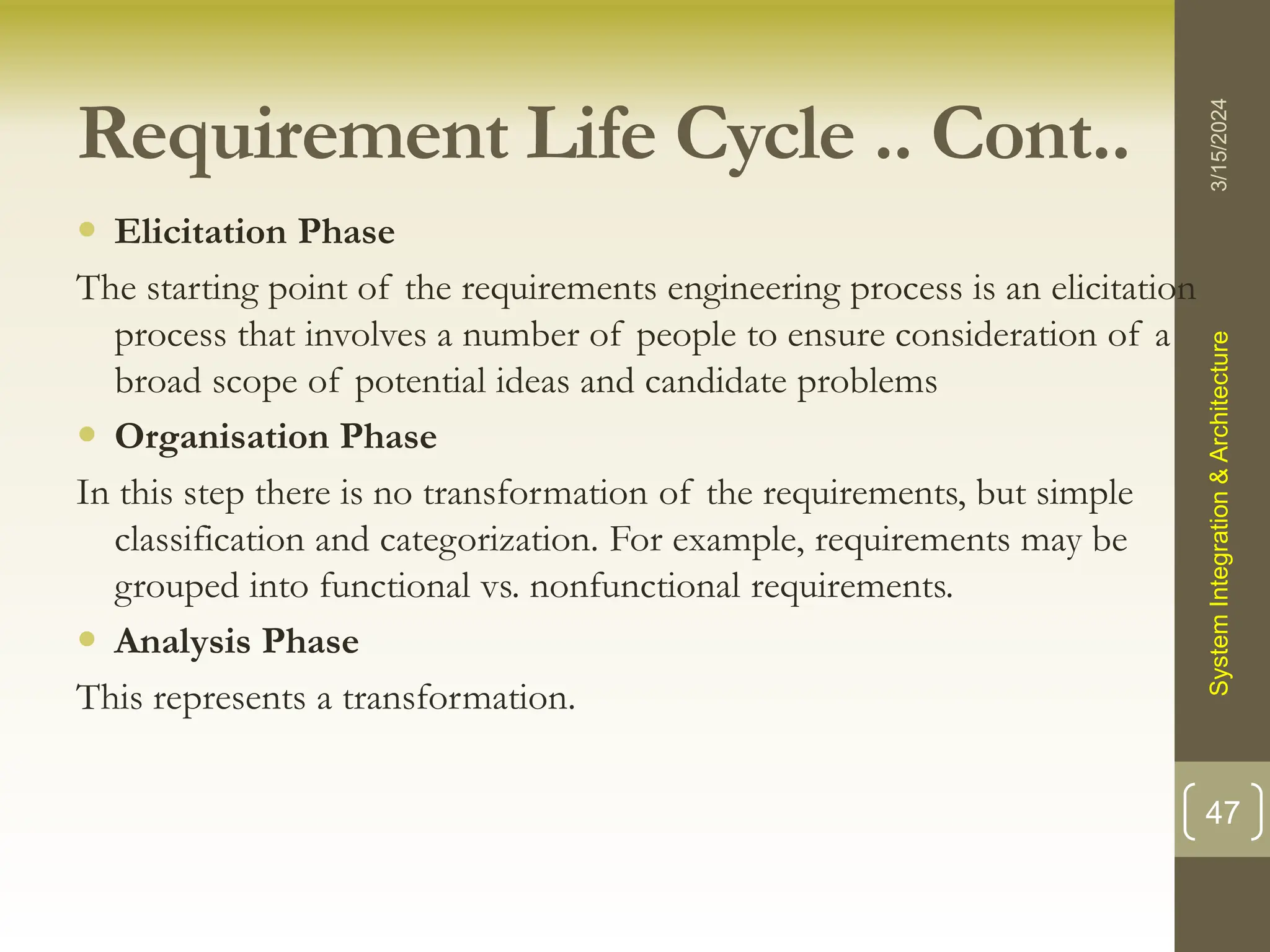 Lecture 1_System Integration & Architecture | PPT
