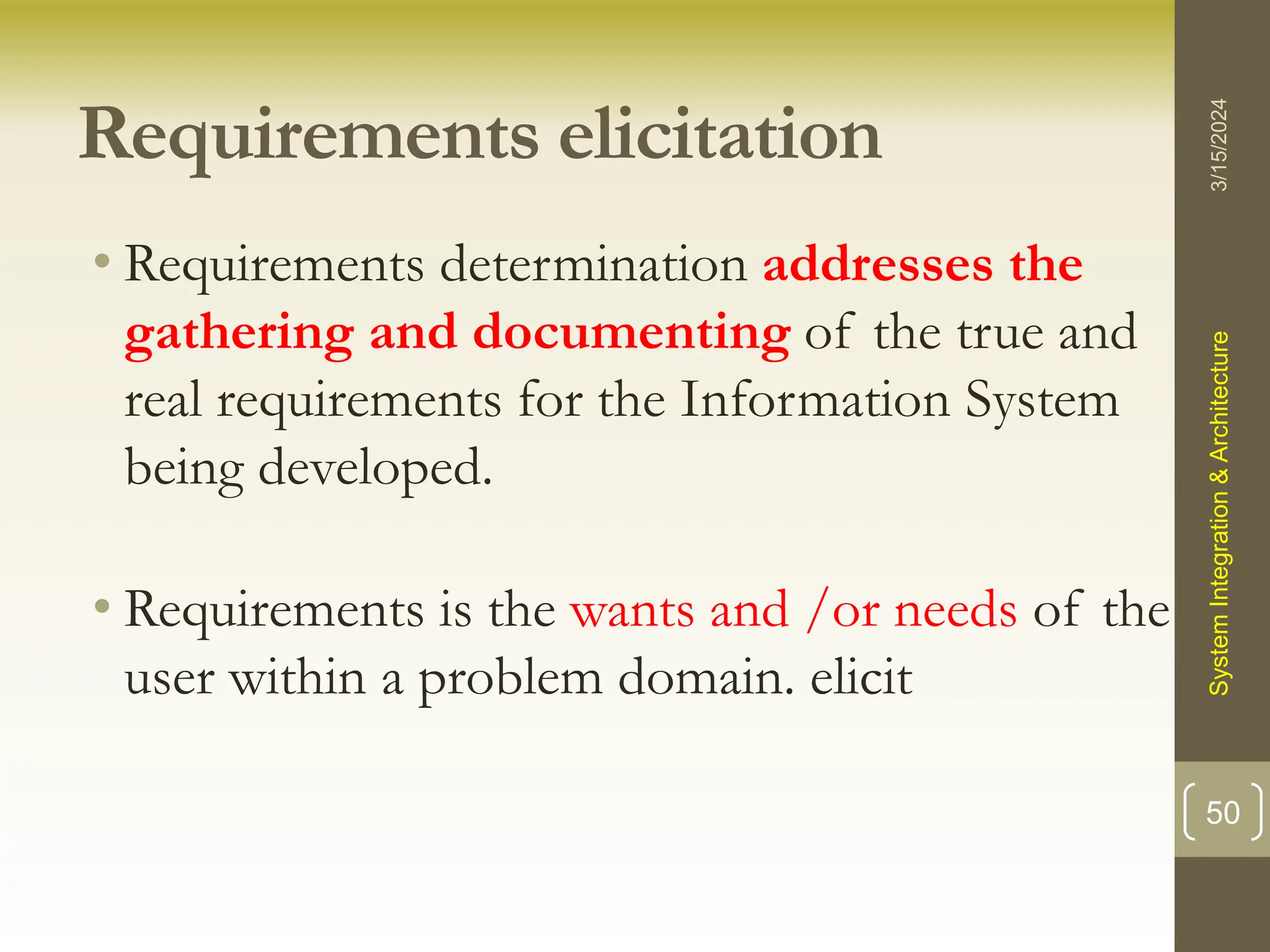 Lecture 1_System Integration & Architecture | PPT