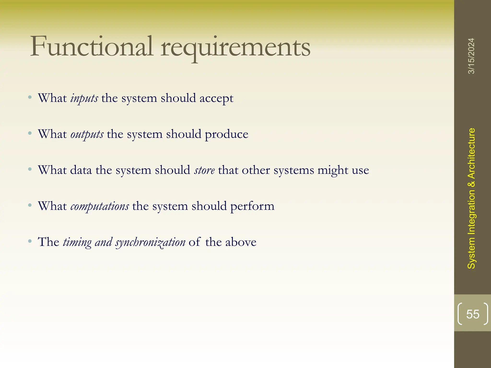 Lecture 1_System Integration & Architecture | PPT