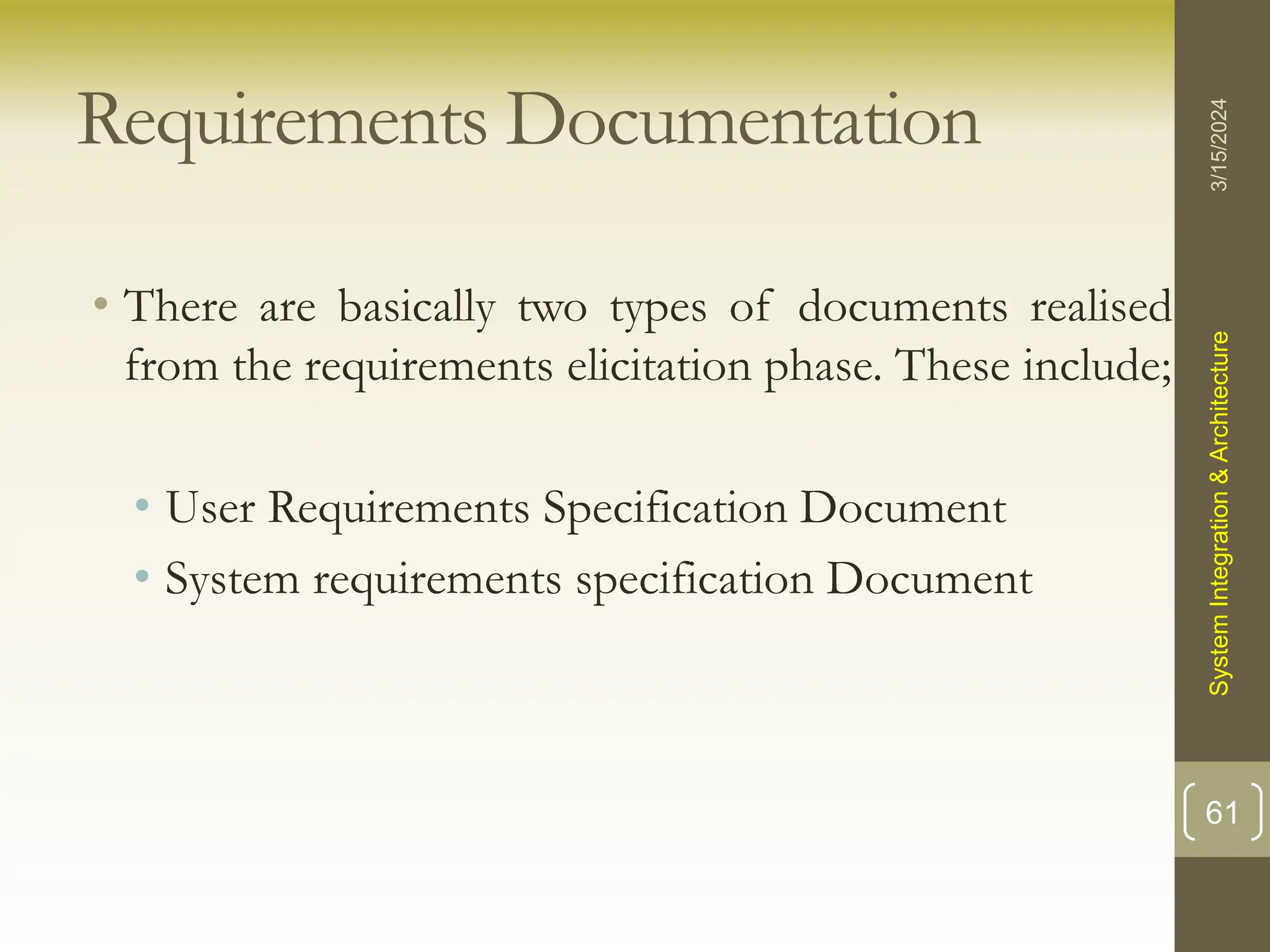 Lecture 1_System Integration & Architecture | PPT