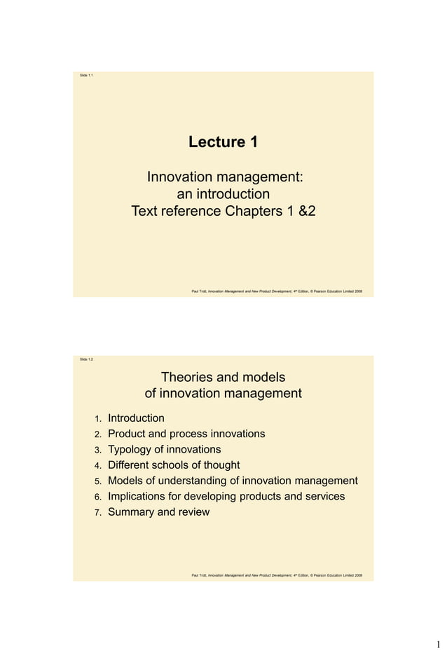 Introduction to Innovation | PDF