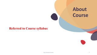 Lecture 1 introduction | PPTX