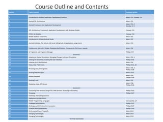 mobile application development mobile application development | PPTX