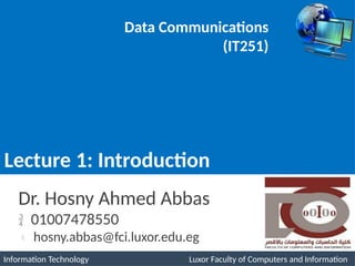 Lecture 1 Introduction Computer Networks.pptx | Computer Networking | Computing