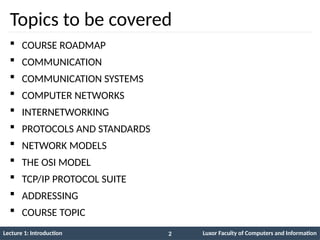 Lecture 1 Introduction Computer Networks.pptx | Computer Networking | Computing