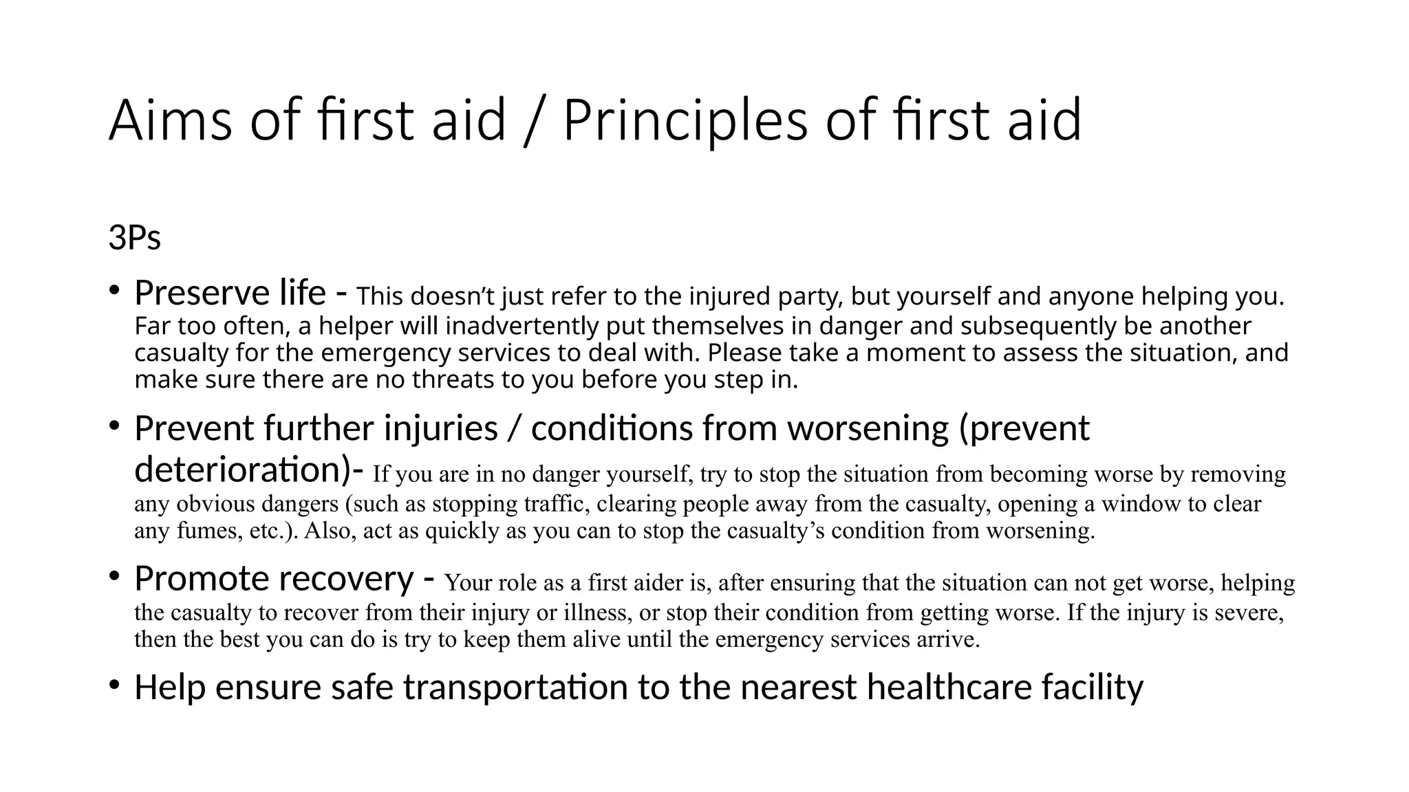 Lecture 1 Introduction FIRST AID AND EMERGENCY MEDICINE .pptx