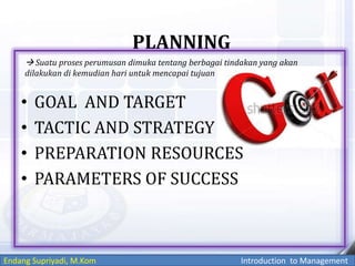 Lecture 1 introduction management ( arti & peran ) | PPTX
