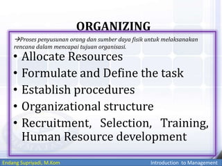 Lecture 1 introduction management ( arti & peran ) | PPTX