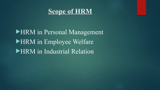 Human Resource Management | PPTX
