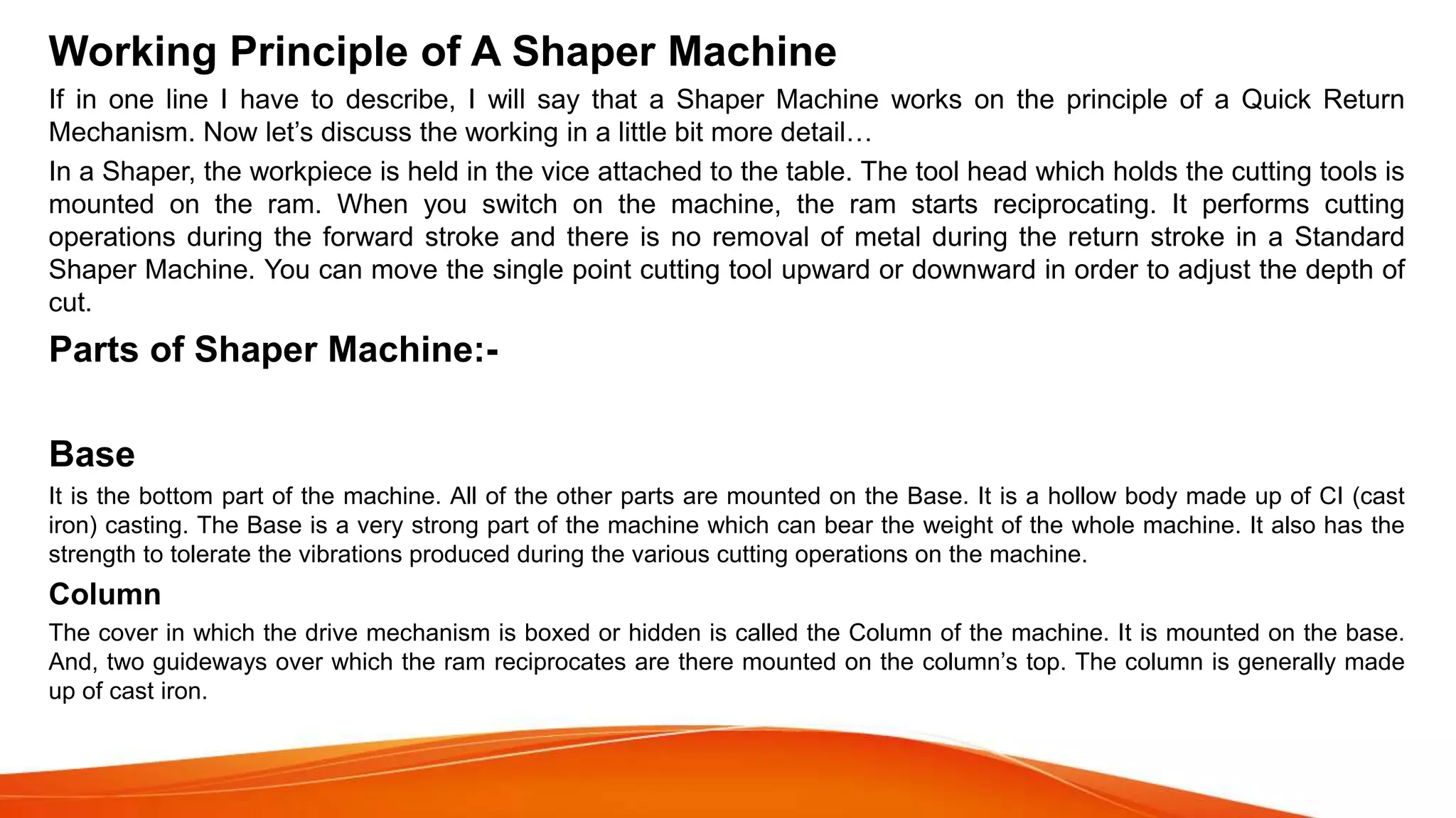 Lecture 1 introduction of machine shop | PPTX