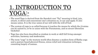 Introduction of yoga and its Philosophy.pptx