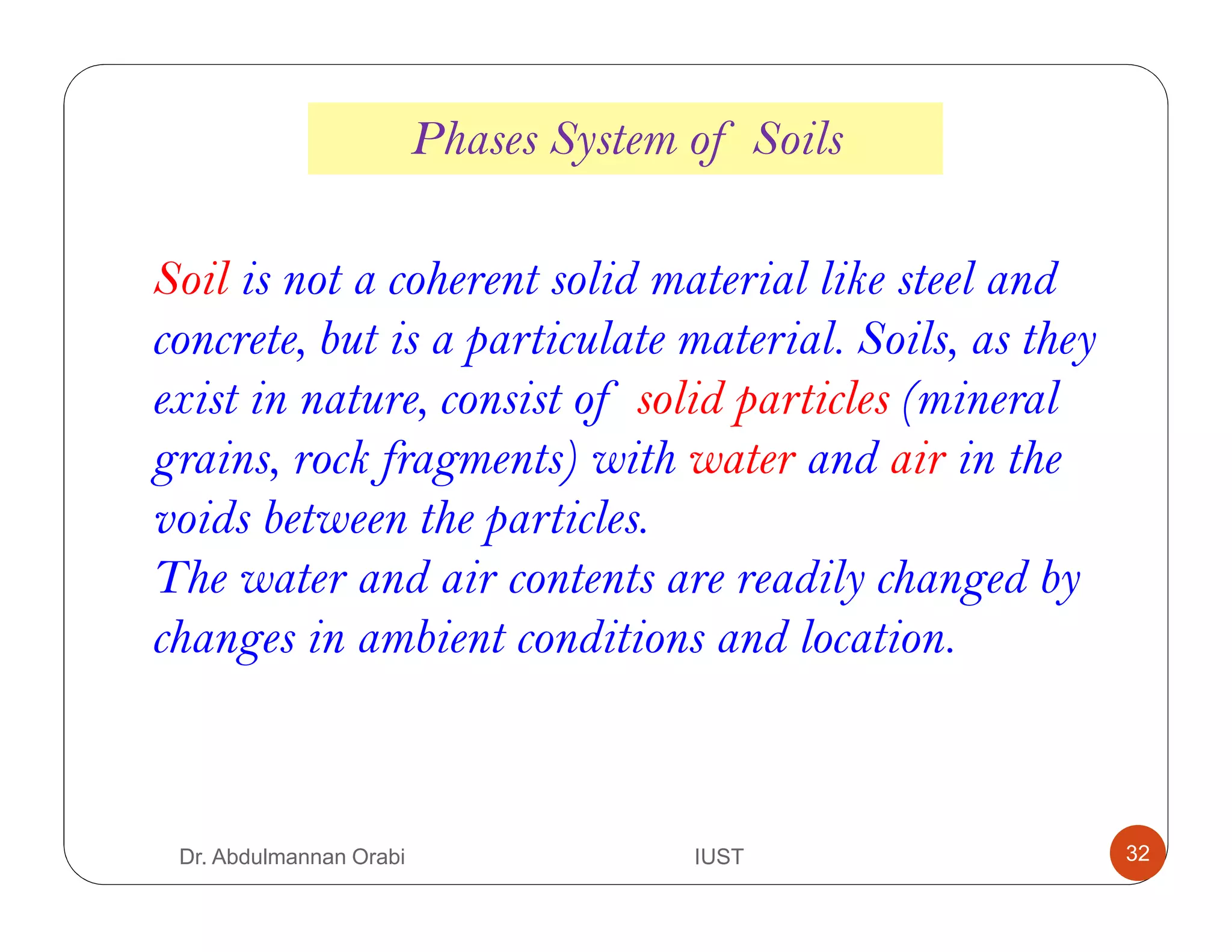 Lecture 1 introduction & properties of soil | PDF