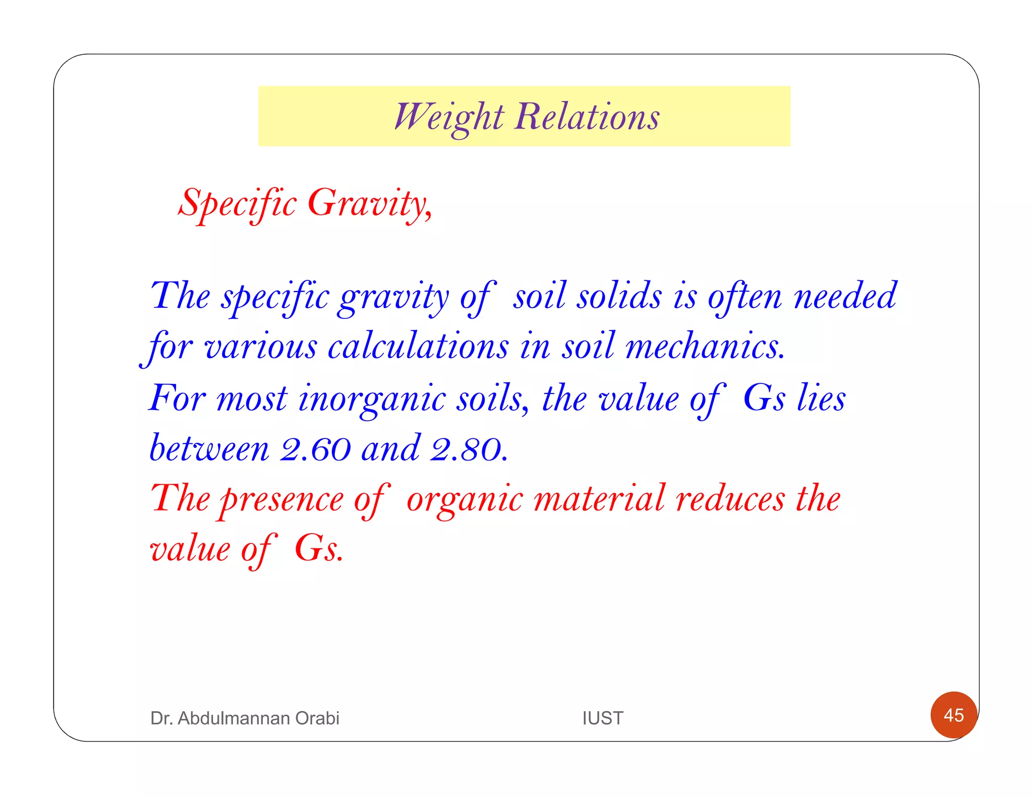 Lecture 1 introduction & properties of soil | PPT Lecture 1 introduction & properties of soil | PPT