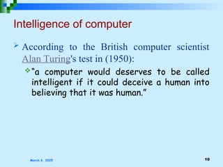 Lecture 1 Introduction to AI very basics.ppt