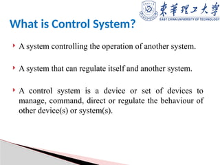 Lecture #1 Introduction to Automatic Control.pptx