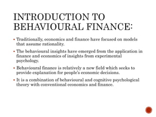 Lecture 1 Introduction to Behavioral Finance [Autosaved].pptx