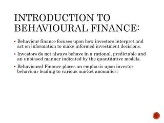 Lecture 1 Introduction to Behavioral Finance [Autosaved].pptx