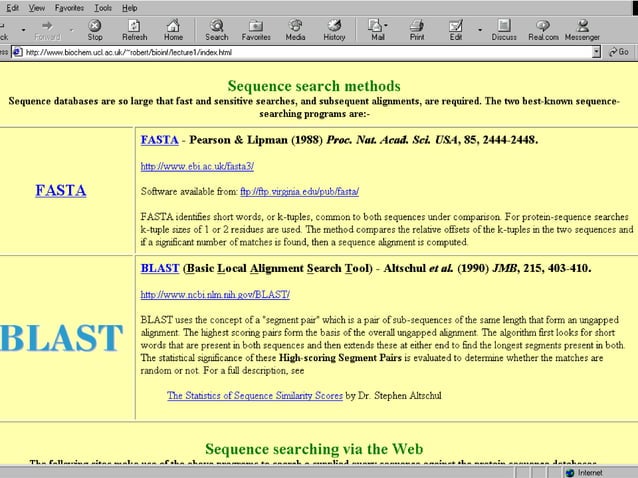 Lecture 1 Introduction to Bioinformatics BCH 433.ppt