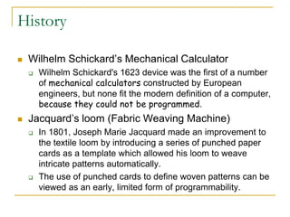 Lecture 1(Introduction to computer & History-Part1).ppt