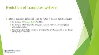 Lecture 1 introduction to computing | PPTX