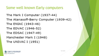 Lecture 1 introduction to computing | PPTX