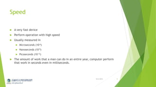 Lecture 1 introduction to computing | PPTX