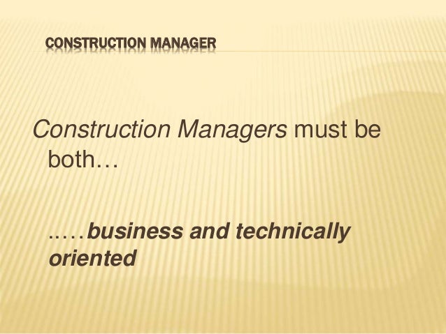 introduction to construction management introduction to construction management