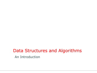 Lecture 1 IntroductionToDataStructures_coursematerial_Draft0.01.ppt