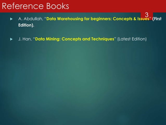 Lecture 1 introduction to data warehouse | PPTX