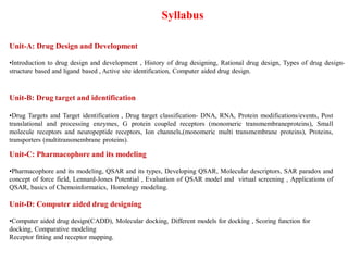 Lecture 1 –Introduction to drug design and development | PDF