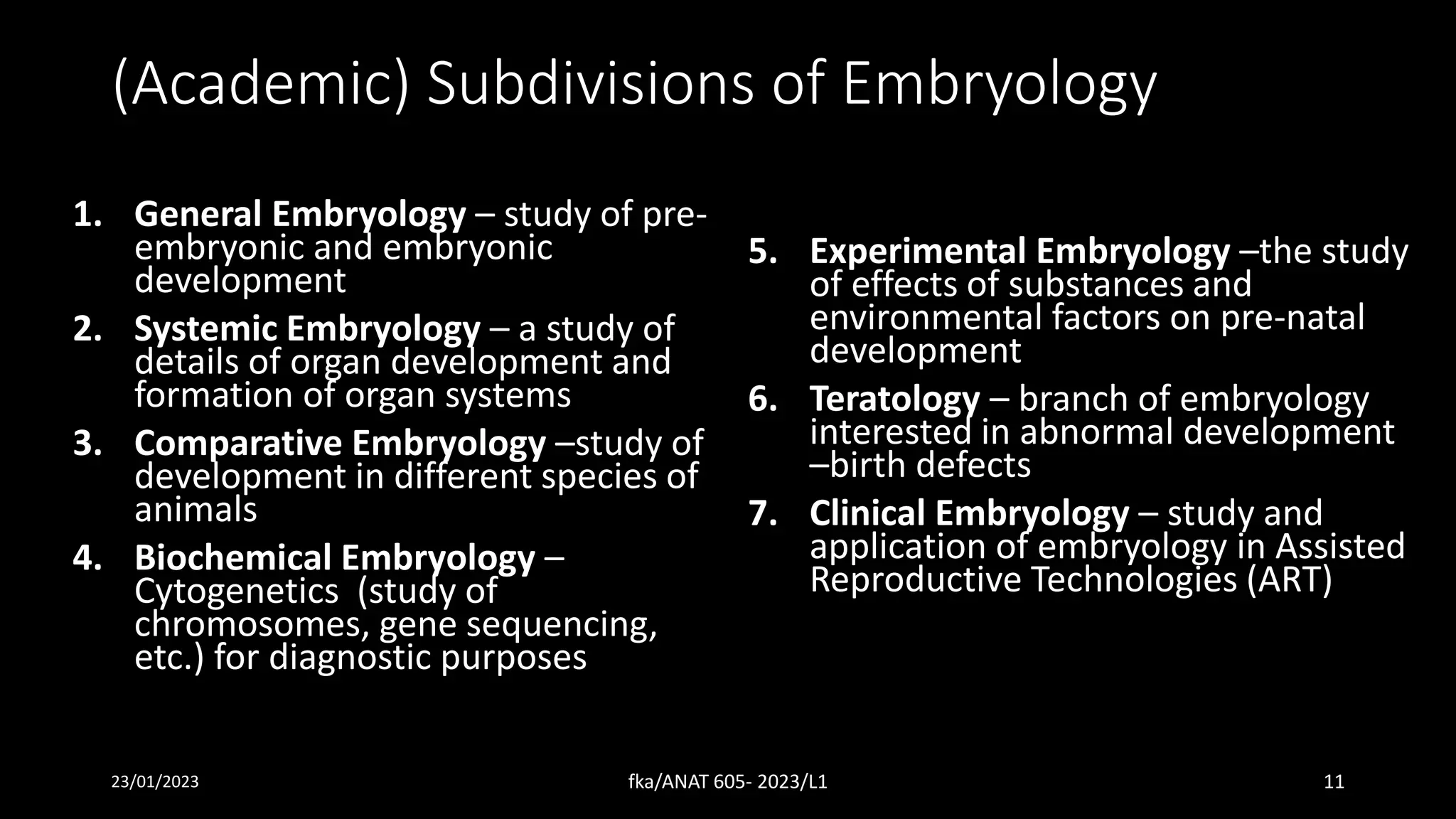 LECTURE 1 Introduction to embryology 2023 HB2 lecture 1 .pdf