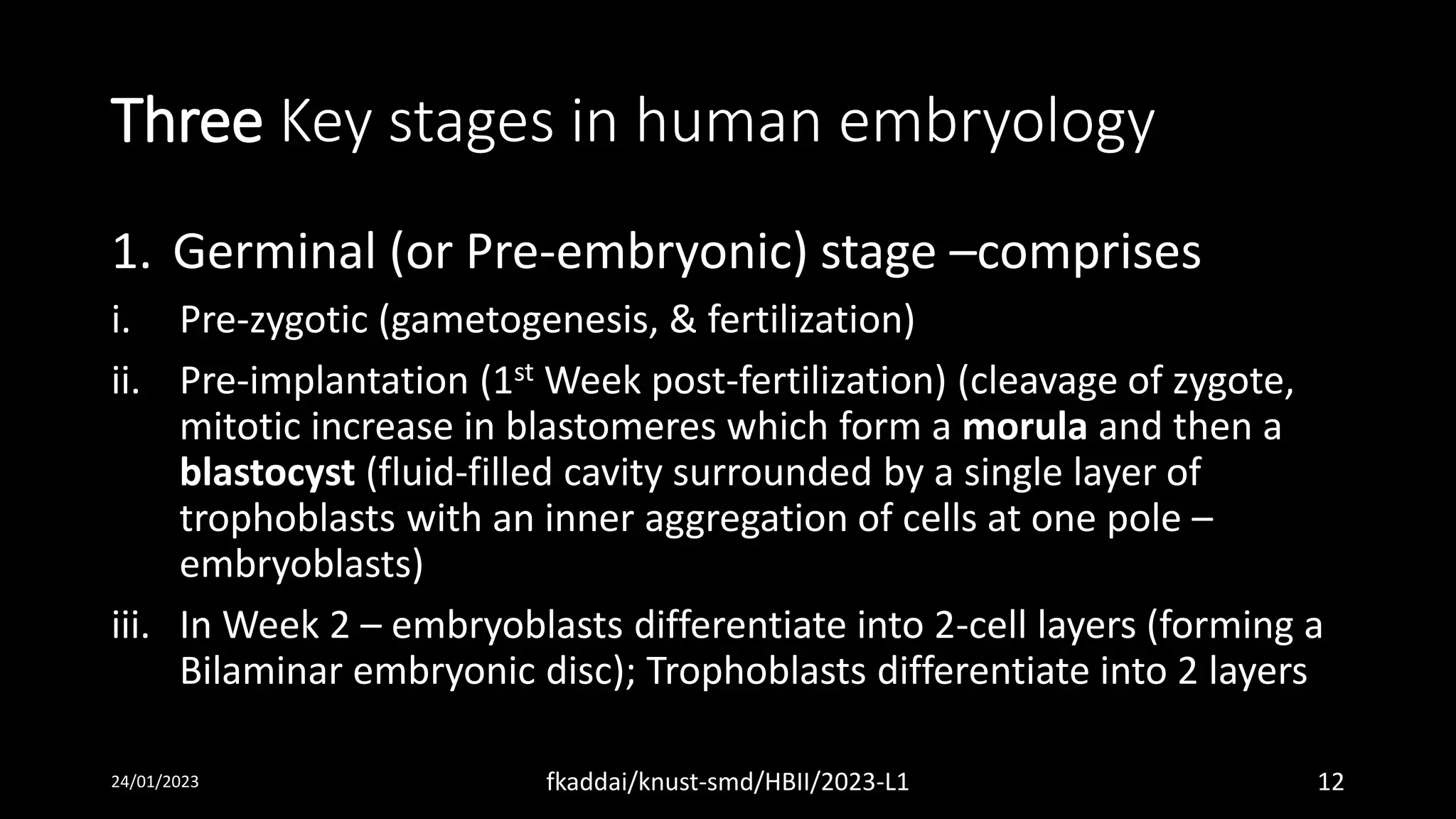 LECTURE 1 Introduction to embryology 2023 HB2 lecture 1 .pdf