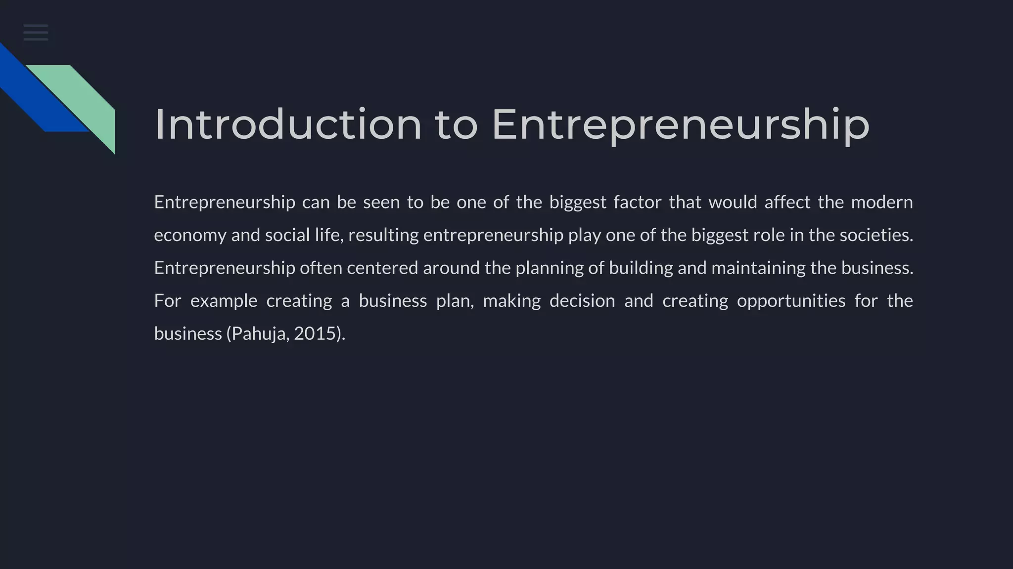 Lecture 1 introduction to entrepreneurship | PPT