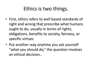 introduction to ethics | PPTX