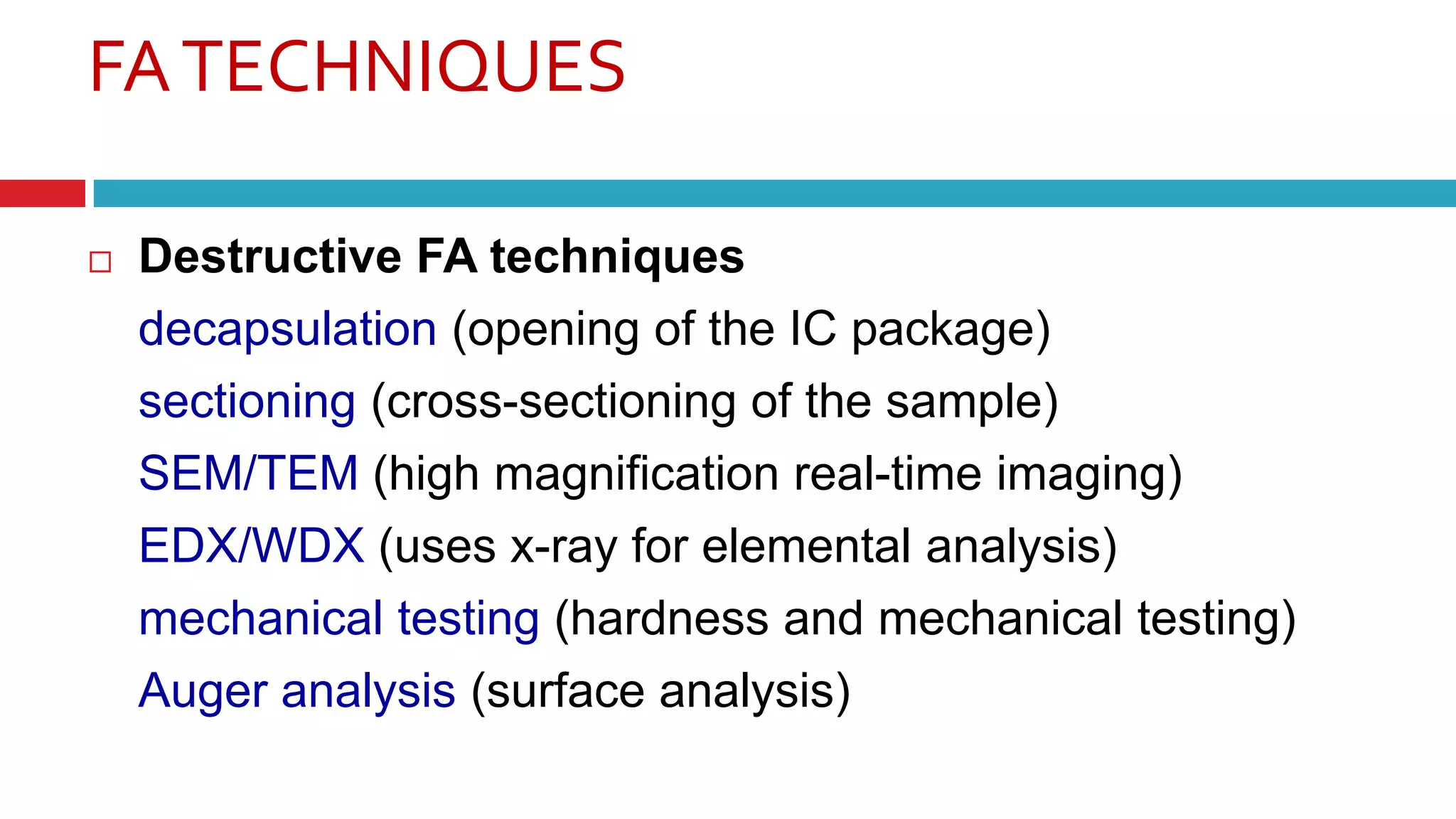 Lecture 1 introduction to failure analysis | PDF