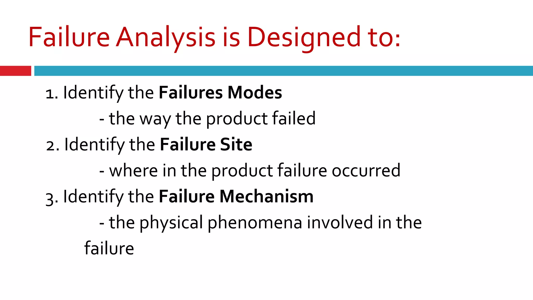 Lecture 1 introduction to failure analysis | PDF