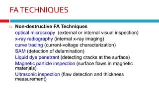 Lecture 1 introduction to failure analysis | PDF