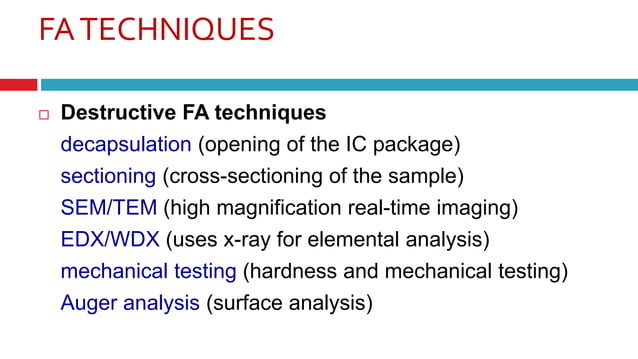 Lecture 1 introduction to failure analysis | PDF | Medical Tests ...