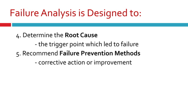 Lecture 1 introduction to failure analysis | PDF | Medical Tests ...