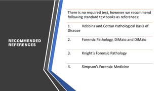Introduction to Forensic Pathology course | PDF