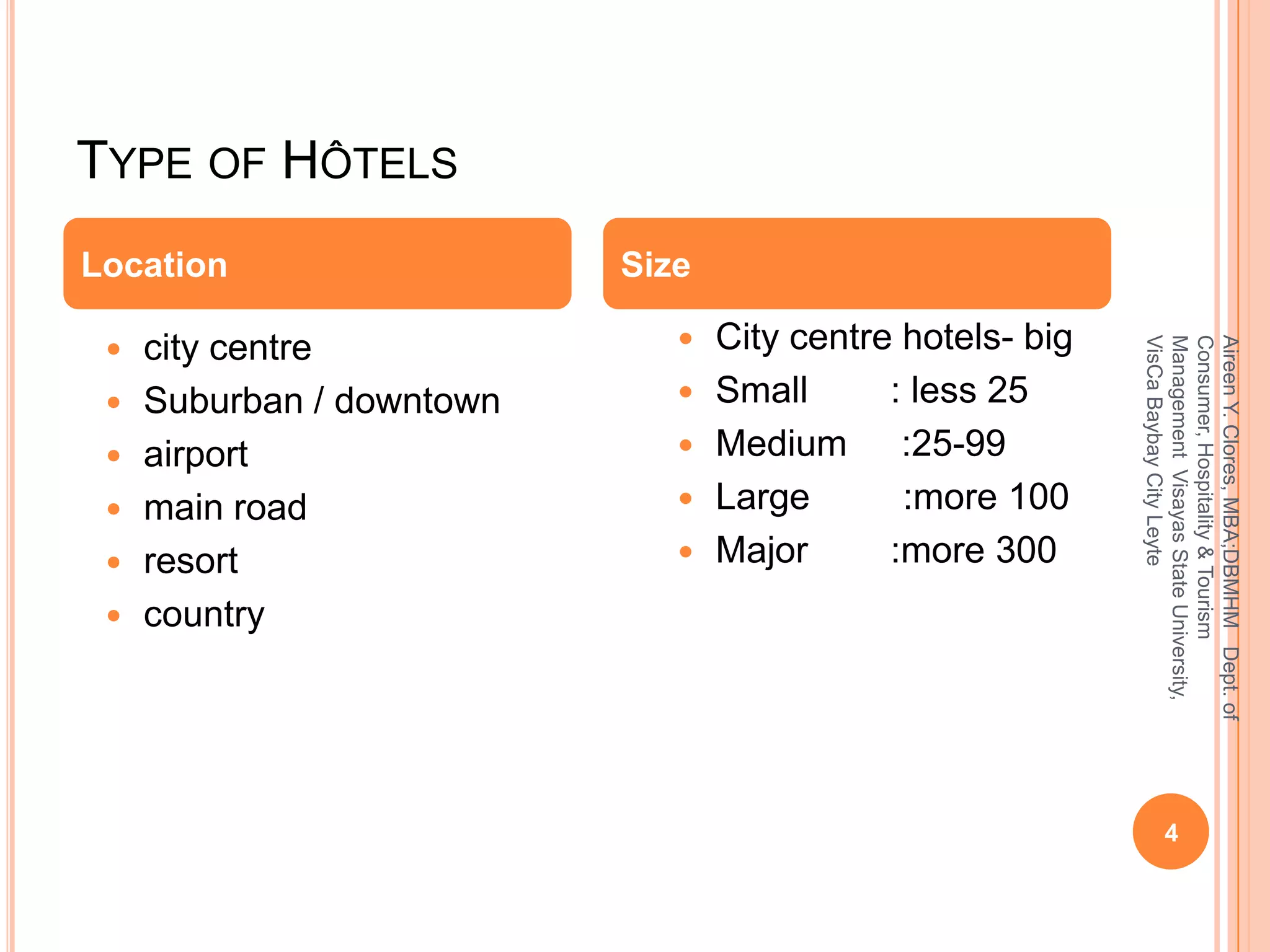 Lecture 1 introduction to hospitality management | PPTX