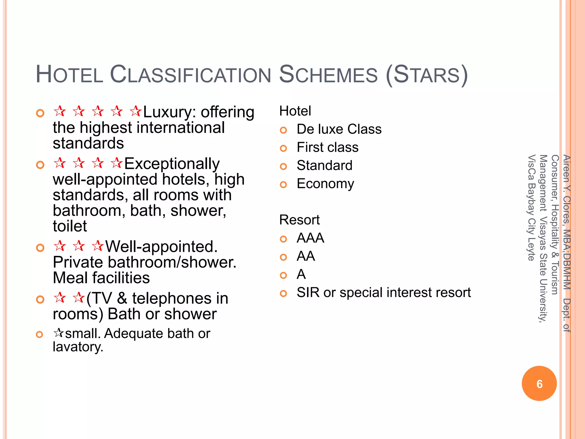 Lecture 1 introduction to hospitality management | PPTX