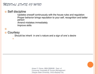 Lecture 1 introduction to hospitality management | PPTX