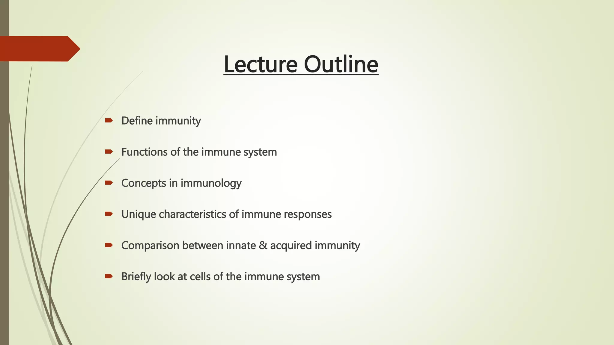Lecture 1 Introduction To Immunology Pptx Infectious Diseases